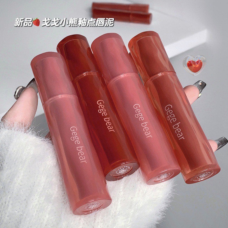 Gege Bear Matte Velvet Lip Glaze Mud – BlushyLady