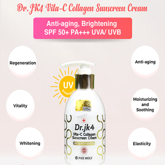 Pax Moly Dr. jk4 Vita-C Collagen Sunscreen Cream- 200ml – BlushyLady