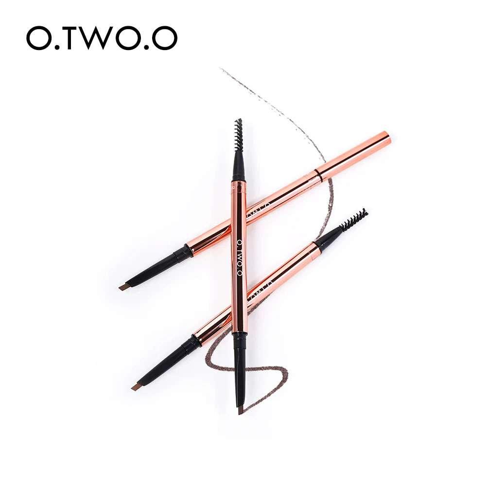 O.TWO.O High Quality Waterproof Precise Brow Definer 6 Colors Fine Tri ...